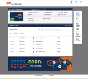 Credit Union Credit Cards in VT & NH | 802 Credit Union